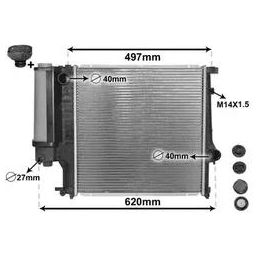 Van Wezel K&uuml;hler, Motork&uuml;hlung 06002124 f&uuml;r BMW 17101247145 17111723694 17111719263