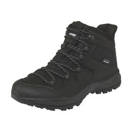 Wanderschuh Icepeak "ANSIO MS", Damen, Gr. 39, schwarz, Synthetik, Textil, Schuhe Wanderschuh, Wasserdicht