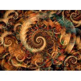 Fototapete papermoon "Abstrakt", bunt, B:3,5m L:2,6m, Vlies, Tapeten