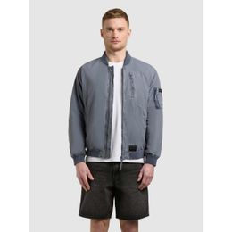 Blouson Khujo "IBE", Herren, Gr. L, misty blau, Web, 100% Nylon, regular fit, eingesetzt angesetztes B&uuml;ndchen, Jacken Blouson