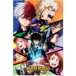 Poster Reinders "My Hero Academia", bunt (farbe bild(er): bunt), B:61cm H:91,5cm T:0,1cm, Papier, Bilder, Poster