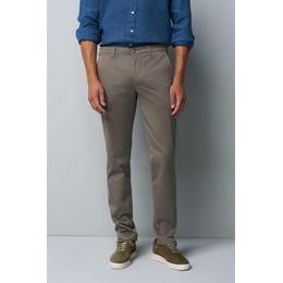 Chinos MEYER "M5 Chino", Herren, Gr. 36, L&auml;nge 34, taupe, 97% Baumwolle, 3% Elasthan, unifarben, regular fit lang, Hosen, M5 Chino aus Bio-Baumwolle