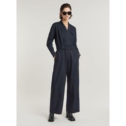 G-Star Raw Jumpsuit G-STAR "Tailored Wrap Jumpsuit", Damen, Gr. L, Normalgr&ouml;&szlig;en, worn in adrift cobler, Obermaterial: 100% Baumwolle, Overalls Jumpsuit