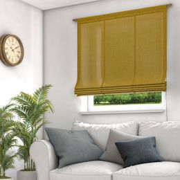 Neutex for you! Raffrollo NEUTEX FOR YOU "Mara-ECO" Gr. 1, gelb, B:60cm H:140cm, Jacquard, Obermaterial: 100% Polyester, Raffrollos