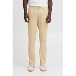 Chinohose Blend "BHEdnan", Herren, Gr. 34, L&auml;nge 32, cornstalk, Web, 98% Baumwolle, 2% Elasthan, unifarben, Basic, regular fit normal, Hosen Chinohose, Stoffhose mit G&uuml;rtelschlaufen - Regular Fit