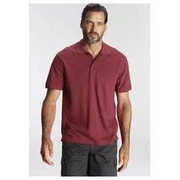 MAN'S WORLD Poloshirt MAN'S WORLD, Herren, Gr. 68/70 (4XL), rot (weinrot), Piqu&eacute;, Obermaterial: 100% Baumwolle, unifarben, Basic, regular fit, Rundhals, Flachstrickb&uuml;ndchen, Shirts, Kurzarm, lockere Passform, unifarben, Topseller