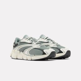 Laufschuh Reebok "ZIG HYPNOTICA", Damen, Gr. 44,5, chalk, light fog, grau 6, Synthetik, Textil, Schuhe Laufschuh