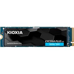 KIOXIA interne SSD "Exceria Plus G3", schwarz (schwarz, blau), 2 TB, Schreibgeschwindigkeitmaximal 3900 MB/s Lesegeschwindigkeitmaximal 5000 MB/s, Festplatten