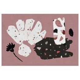Livingwalls Fototapete LIVING WALLS "Walls by Patel Terrazzo 4", beige (bunt), B:4m L:2,7m, Vlies, Tapeten, Vlies, Wand, Schr&auml;ge