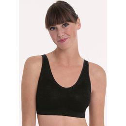 Bralette ANITA SINCE 1886 "Essential Lace", Damen, Gr. M, N-Gr, schwarz, Jersey, Obermaterial: 62% Polyamid, 38% Elasthan, unifarben, BHs Bralette