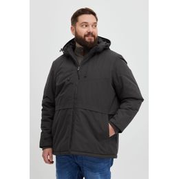 Kurzjacke Blend "BHFosco Big & Tall", Herren, Gr. 4XL, phantom grau, 100% Polyester, unifarben, regular fit normal, Rundhals, eingesetzt Rippb&uuml;ndchen, Jacken Kurzjacke, Klassische &Uuml;bergangsjacke in gro&szlig;en Gr&ouml;&szlig;en