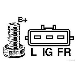 Herth+Buss ELPARTS Generator 32321580 14V 90A f&uuml;r ROVER YLE102330 YLE120330 GNU2567