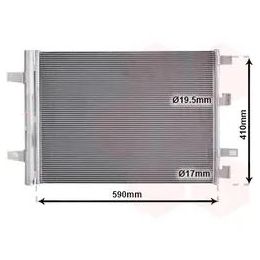 Van Wezel Kondensator, Klimaanlage 30015712 f&uuml;r MERCEDES-BENZ 2475000054 A2475003900 2475003900