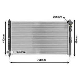 Van Wezel K&uuml;hler, Motork&uuml;hlung 32002201 f&uuml;r MITSUBISHI PEUGEOT CITRO&Euml;N/PEUGEOT CITRO&Euml;N 1608172380 1350A294 1608172180