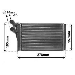 Van Wezel W&auml;rmetauscher, Innenraumheizung 03006097 f&uuml;r VW AUDI