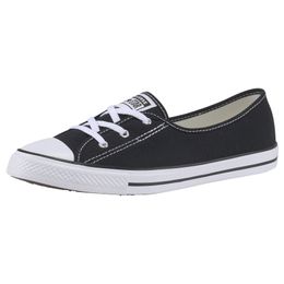 Sneaker Converse "Chuck Taylor All Star Ballet Lace Ox", Damen, Gr. 39, schwarz, Textil, Schuhe Canvassneaker Sneaker low, Topseller