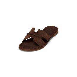 Marc O'Polo Sandale MARC O'POLO "mit modernen Cut-Outs", Damen, Gr. 42, burnt coffee, Obermaterial: 100% Leder (Rind), unifarben, Schuhe Sandale