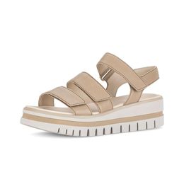 Plateausandaletten Gabor "Plateau Sandale", Damen, Gr. 43, braun, Schuhe