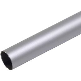 Gardinenstange Liedeco "Power" Gr. 1, grau (aluminiumfarben), L:120cm &Oslash;:20mm, Metall, Gardinenstangen