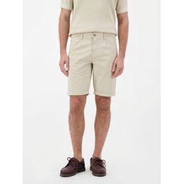 Chinoshorts Lerros "Kurze Chino aus leichtem Baumwollmix", Herren, Gr. 30, bone wei&szlig;, 74% Baumwolle, 24% Polyester, 2% Elasthan, Hosen Chinoshorts