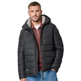 Steppjacke Casamoda "Casamoda Steppjacke mit Kapuze uni", Herren, Gr. XXL, schwarz, 100% Polyester, Jacken Steppjacke