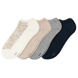 VanVaan 4 Paar Herren Sneaker-Socken im Set