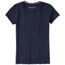 Yigga M&auml;dchen T-Shirt mit Spitze