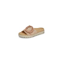 Gabor - Pantolette, beige, Gr. 38 - Leder