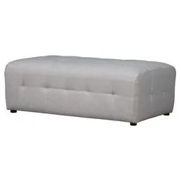Polsterhocker Home Affaire "Nosia", grau (hellgrau), B:120cm H:47cm T:70cm, 100% Polyester, Hocker, Polsterhocker, passend zur Serie