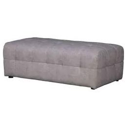 Polsterhocker Home Affaire "Nosia", grau, B:120cm H:47cm T:70cm, 100% Polyester, Hocker, Polsterhocker, passend zur Serie