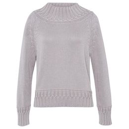 Peter Hahn - Pullover, grau, Gr. 46 / L - Baumwolle