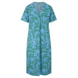 Green Cotton - Kleid Lotta, blau, Gr. 40 / M - Baumwolle