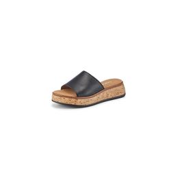 Gabor - Plateau-Pantolette, schwarz, Gr. 38.5 - Leder