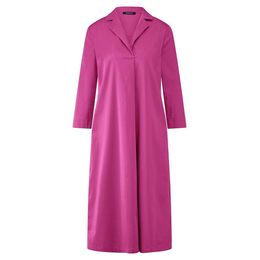 Peter Hahn - Kleid mit kleinem Reverskragen, pink, Gr. 40 / M - Baumwolle