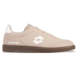 Sneaker Lotto, Damen, Gr. 37, taupe, wei&szlig;, Synthetik, unifarben mit Farbeinsatz, Schuhe Sneaker, - auch in Kindergr&ouml;&szlig;en erh&auml;ltlich