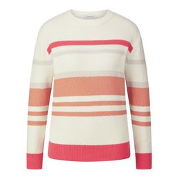 Peter Hahn - Rundhals-Pullover, rot, Gr. 50 / XL - Baumwolle