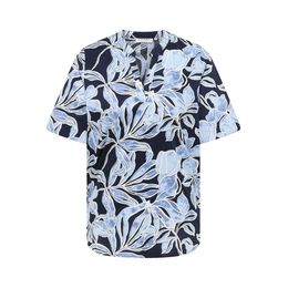 Eterna - Bluse, blau, Gr. 46 / L - Baumwolle