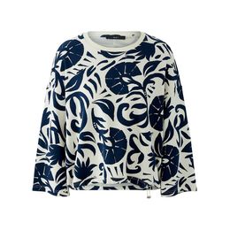 Oui - Sweatshirt mit 3/4-Arm, weiss, Gr. 38 / S