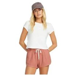 Shorts Billabong "Road Trippin", Damen, Gr. XXL, schwarz coral, Obermaterial: 60% Walkfrottier, 40% Viskose;, Hosen Shorts