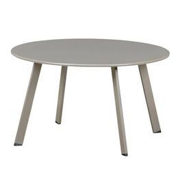 Pharao24.de Beistelltische Sofatische in Beige aus Metall (dreiteilig)