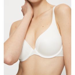 B&uuml;gel-BH Triumph "Body Make-up Soft Touch", Damen, Gr. 80, Cup A, beige (vanille), Microtouch, Obermaterial: 51% Polyamid, 26% Elasthan, 23% Polyester, unifarben, BHs B&uuml;gel-BH, leichte Polsterung, weich, mit Schale, nahtlos vorgeformt