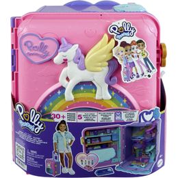 Spielwelt Polly Pocket "Pollyville Urlaub im Rollkoffer", bunt, Spielfigurenwelten, KinderH:36cm L:28cm T:18cm, Spielwelt, H:36cm L:28cm T:18cm