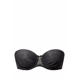 Lascana Push-up-BH 'Chelina' schwarz Gr. 80A. Mit Integriertem Kissen und mit B&uuml;gel