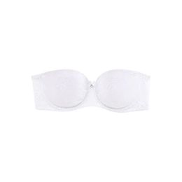 Lascana Push-up-BH ', Dirndl-BH, Chelina' wei&szlig; Gr. 85C. Mit Integriertem Kissen und mit B&uuml;gel