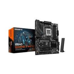 Gigabyte B840 GAMING X WIFI6E, Mainboard schwarz/grau