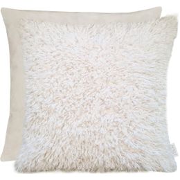 Dekokissen Apelt "Missouri", beige (natur), B:45cm L:45cm, Obermaterial: 100% Polyester. F&uuml;llung: 100% Polyester, Dekokissen_Sitzkissen_Kissenh&uuml;llen, Dekokissen