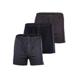 Boxershorts YOURBASICS "Boxershort 3er Pack", Herren, Gr. XXL, schwarz (schwarzmix), Obermaterial: 100% Baumwolle CO., Unterhosen Boxershorts