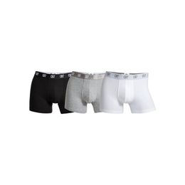 Boxershorts CR7 "Boxershort 3er Pack", Herren, Gr. L, bunt (schwarz, grau, wei&szlig;), Obermaterial: 95% Baumwolle CO. 5% Elasthan EL., Unterhosen Boxershorts