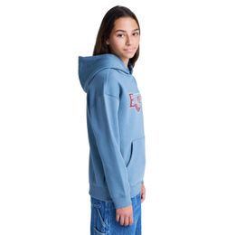 Hoodie Element "Curb Care", Jungen, Gr. 8(125-130cm), blau mirage, Obermaterial: 55% Walkfrottier, 25% Walkfrottier, 20% Microfaser;, Sweatshirts Hoodie