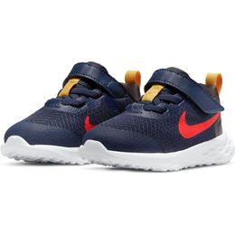Laufschuh Nike "REVOLUTION 6 (TD)", Jungen, Gr. 21, blau (midnight), Synthetik, Textil, Schuhe Laufschuh, f&uuml;r Kinder